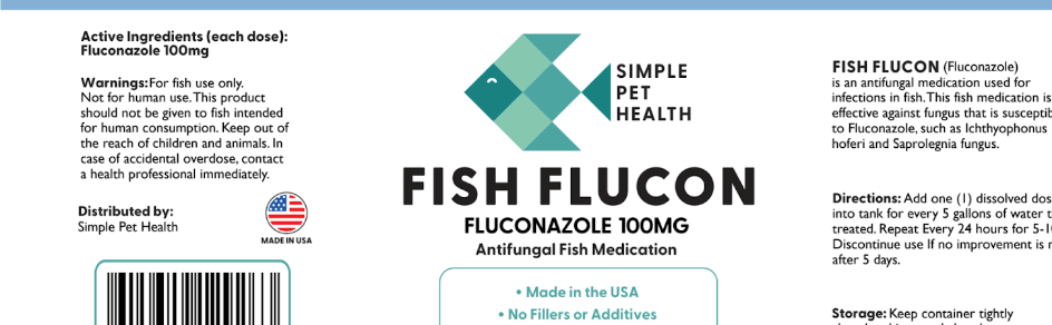 Fish Flucon - Fluconazole 100 mg 10 count – FishMoxFishFlex.com