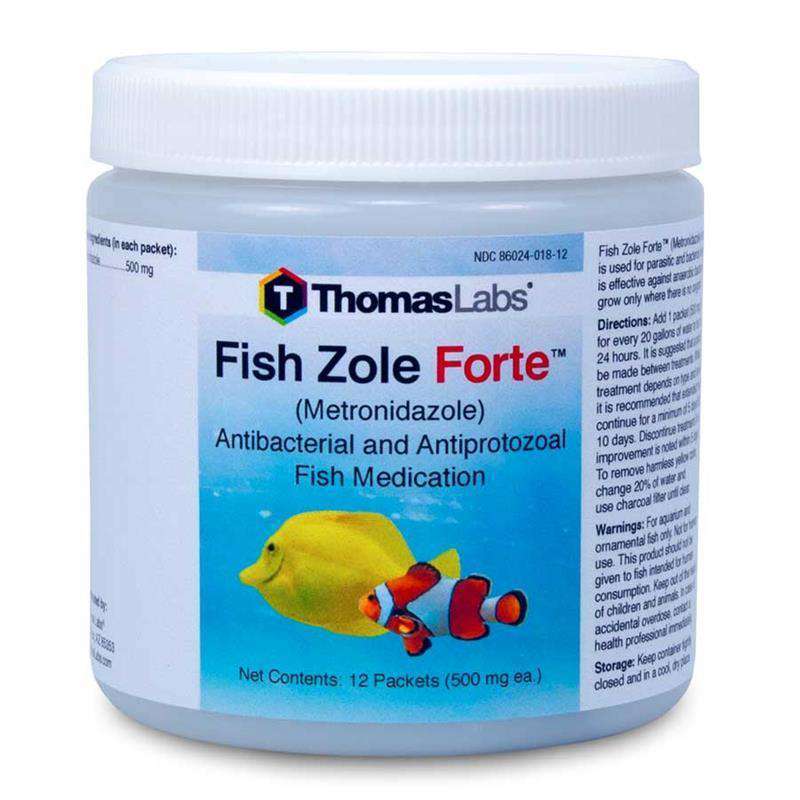FISH ZOLE FORTE 12 Packets Metronidazole 500 mg - FREE SHIPPING on ...